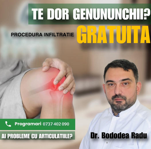 Procedura infiltratie GRATUITA - Clinica MedArt - Rm.Valcea